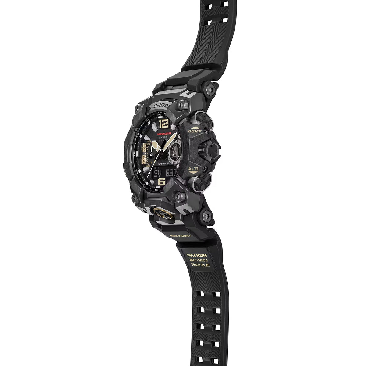 Casio G-Shock MUDMASTER Bluetooth Solar Gray Ion-Plated Mens Watch GWG ...
