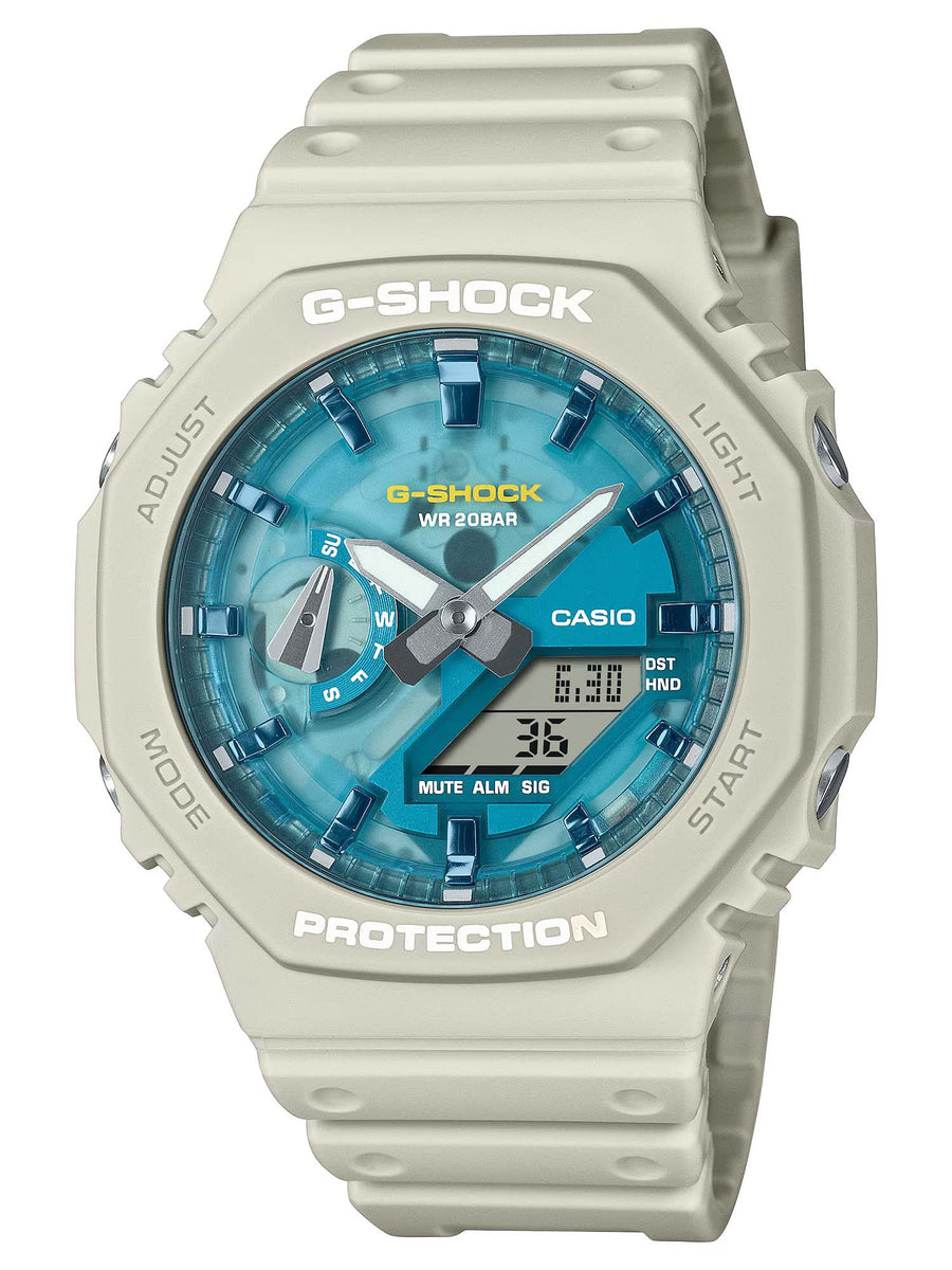 Casio G-Shock OASIS Ana-Digi Blue Mens Watch GA2100AS-5A | Free ...