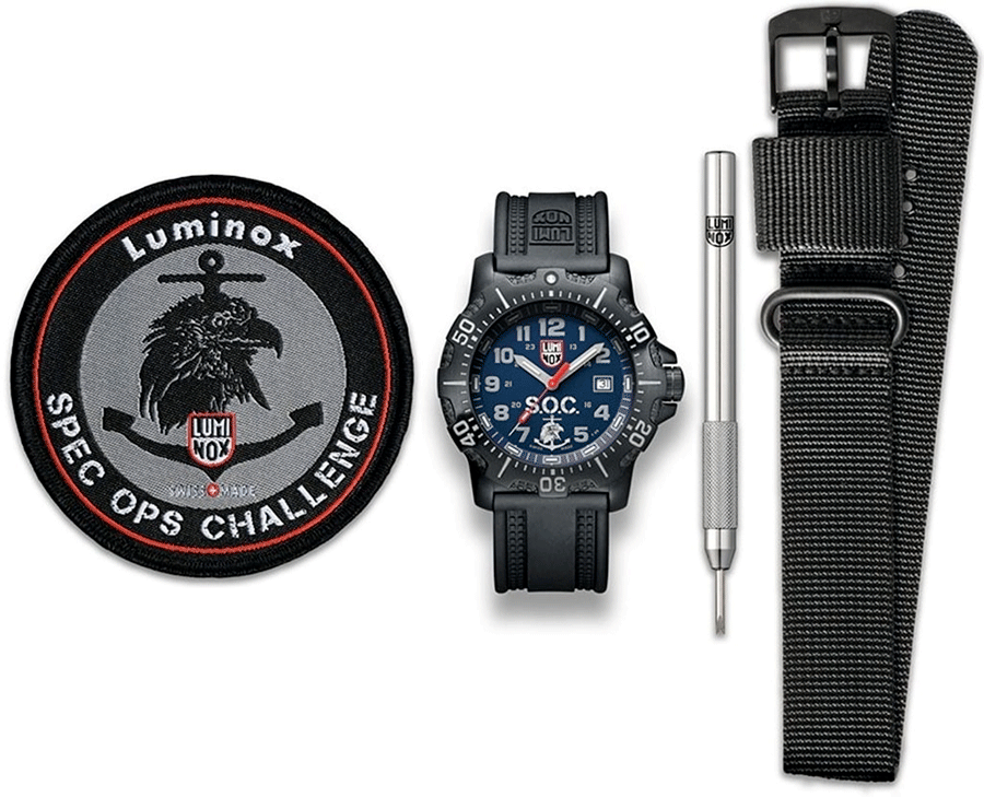 Luminox SPECIAL OPERATIONS CHALLENGE Navy Seal Dual Strap Divers Watch ...