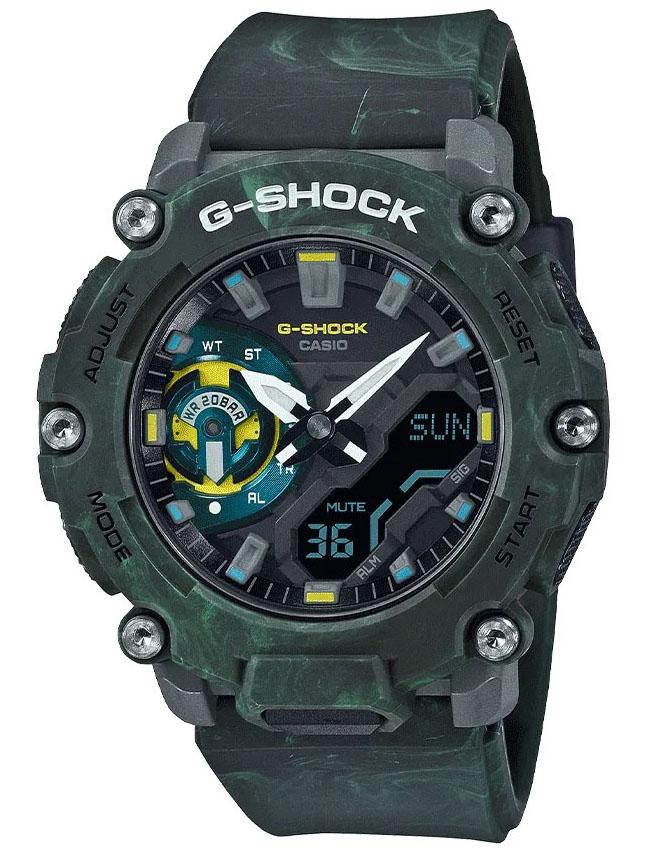 Casio G-Shock Limited Edition MYSTIC FOREST Green Watch GA2200MFR-3A ...