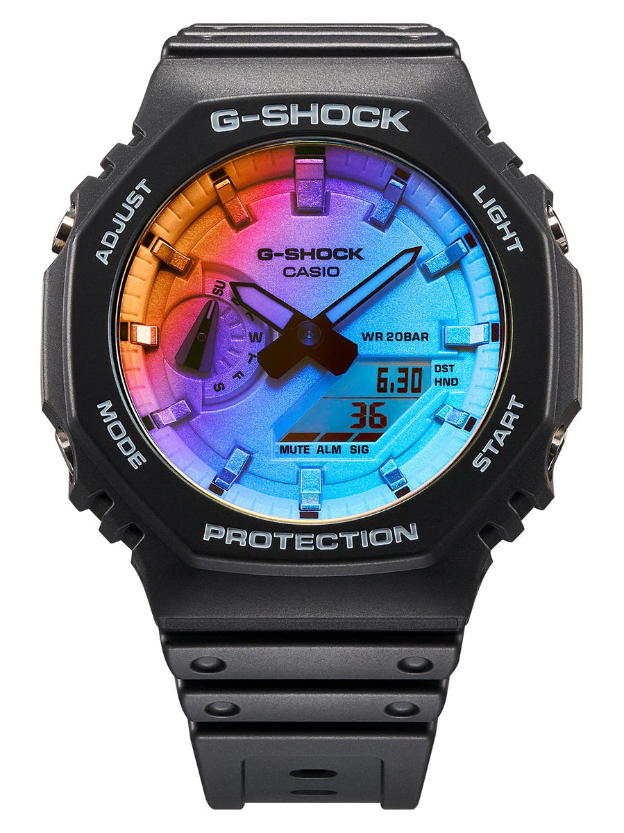 Casio G-Shock Vaporized Screen Series Mens Watch - GA2100SR-1A | Free ...
